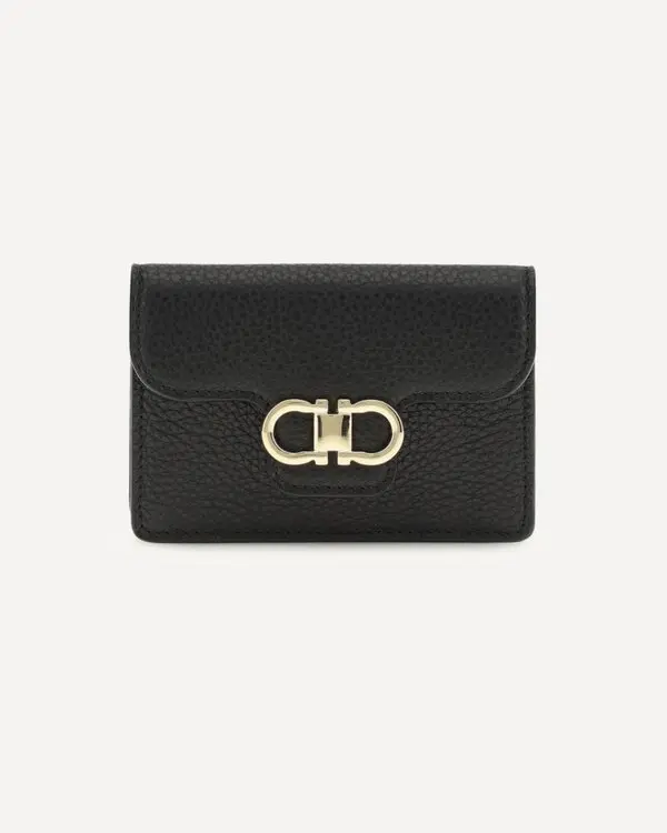 FERRAGAMO Gancini Keyring - Black