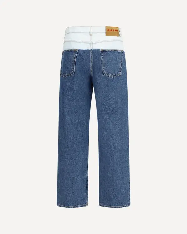 Marni Five-pocket Bleached Jeans