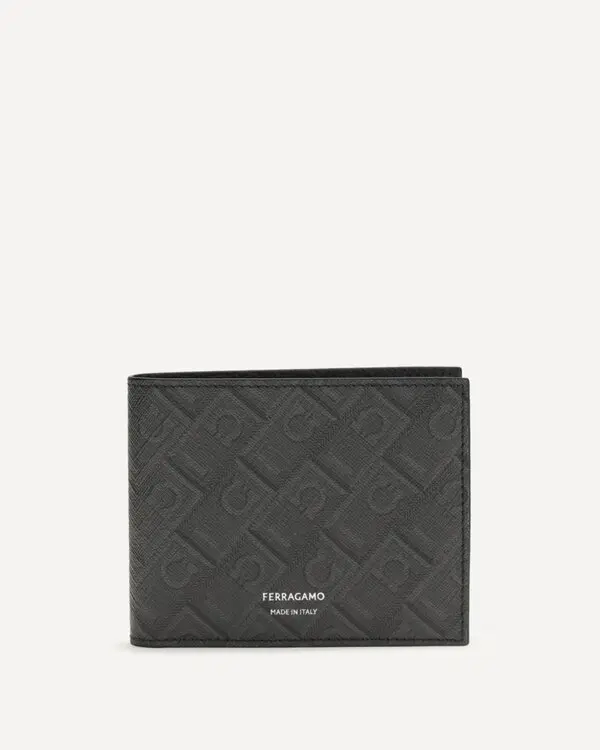 FERRAGAMO Monogram Wallet - Black