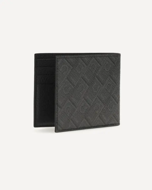 FERRAGAMO Monogram Wallet - Black