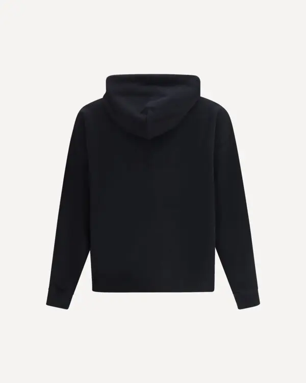 Off-White Cotton Hoodie With Logo Print