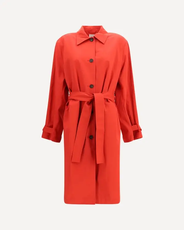 TOTEME Light Spring Trench Coat - Red