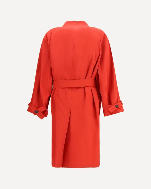 TOTEME Light Spring Trench Coat - Red