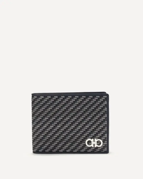FERRAGAMO Leather Wallet - Grey