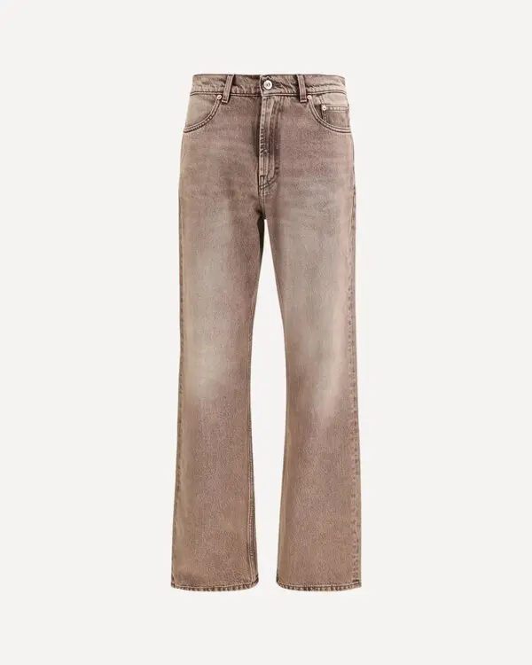 Our Legacy Carlson Cut Clay Breeze Wash Jeans - Red