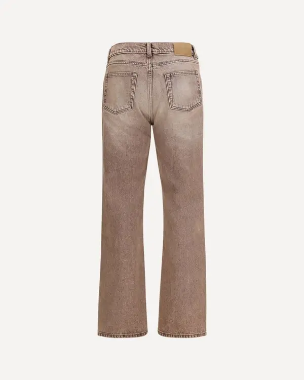 Our Legacy Carlson Cut Clay Breeze Wash Jeans - Red