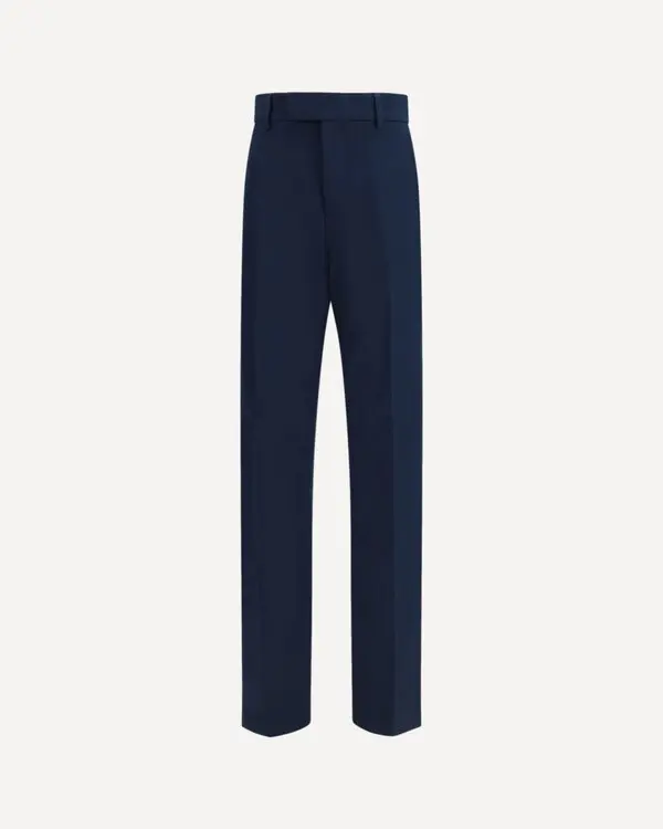 FERRAGAMO Cotton And Cashmere Chino Pants
