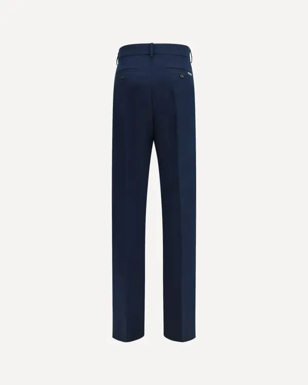 FERRAGAMO Cotton And Cashmere Chino Pants