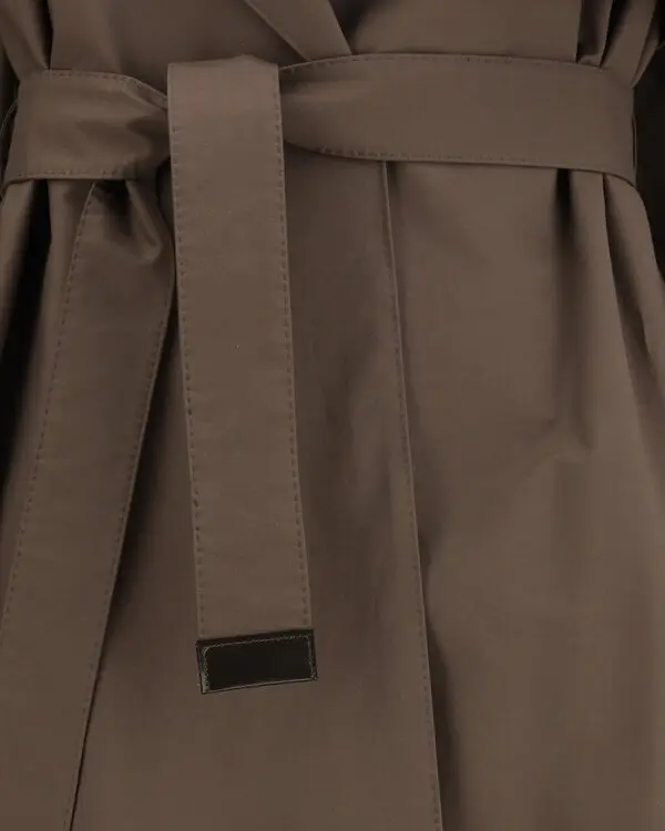 Max Mara Cotton-blend Twill Belted Trench Coat - Brown