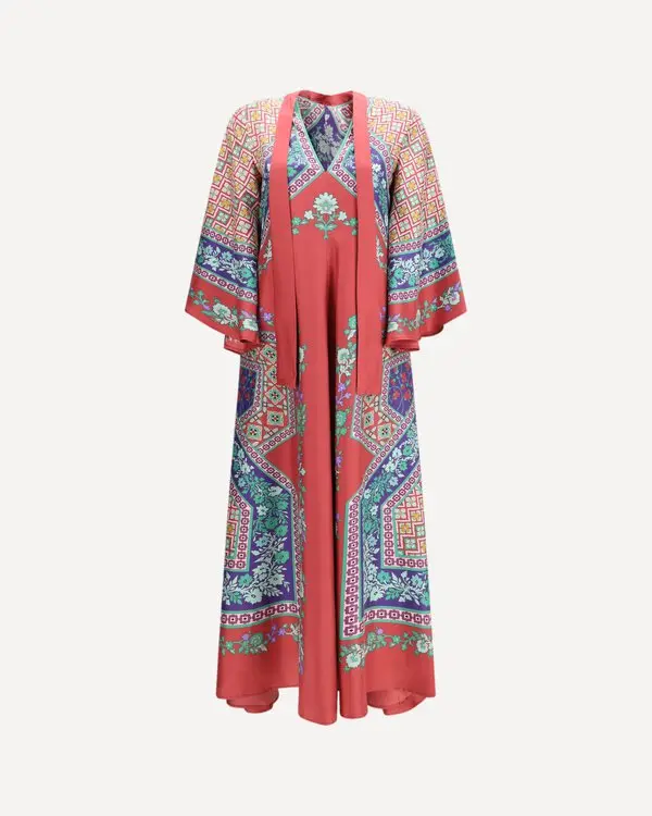 La DoubleJ Silk Twill Magnifico Maxi Dress