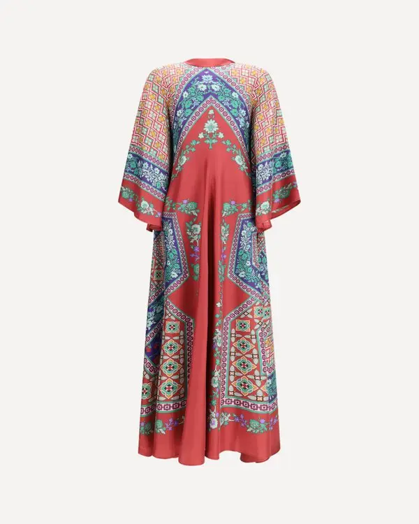 La DoubleJ Silk Twill Magnifico Maxi Dress