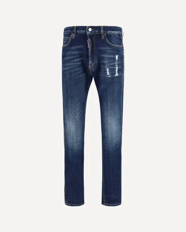 Dsquared2 Teddy Mini Front Jeans - Blue