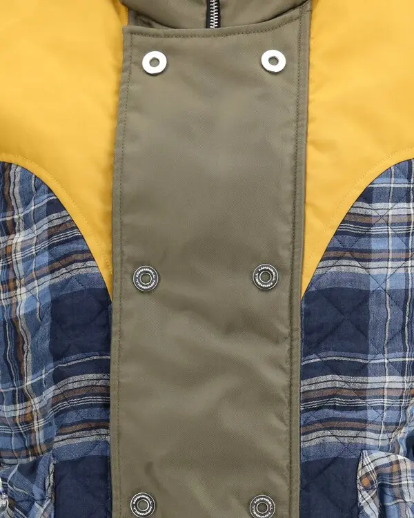 MARBELL Kate Quilted Padded Vest - Blue