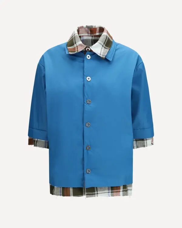 MARBELL Peggy Bowling Shirt - Blue