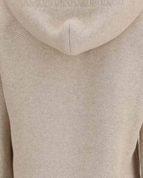 Max Mara Hooded Sweatshirt With Embroidered Logo