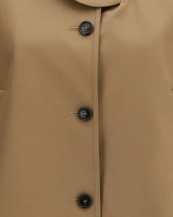 Max Mara Cotton Cape - Brown