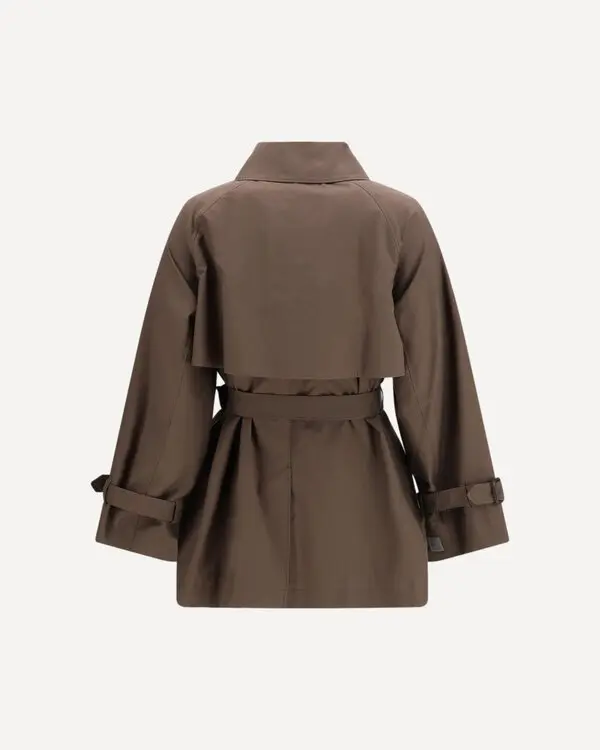 Max Mara Technical Cotton-blend Twill Trench Coat