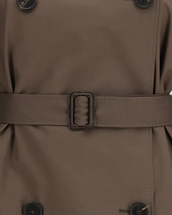 Max Mara Technical Cotton-blend Twill Trench Coat