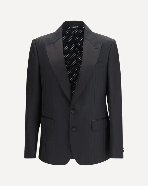 Dolce & Gabbana Striped Peak-lapel Blazer