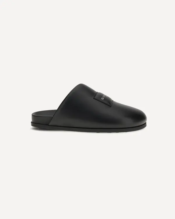 Givenchy Padded Lambskin Nappa Leather Mules - Black