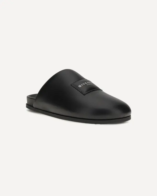 Givenchy Padded Lambskin Nappa Leather Mules - Black