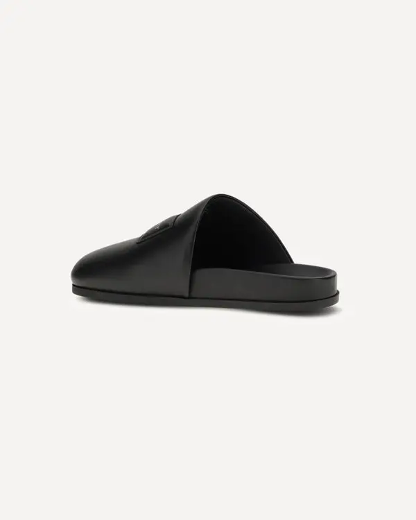 Givenchy Padded Lambskin Nappa Leather Mules - Black