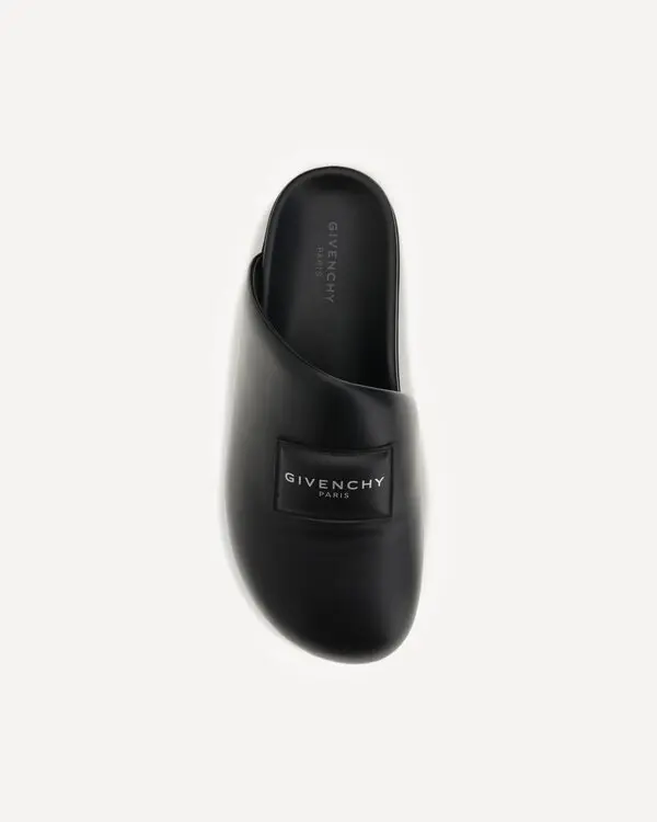 Givenchy Padded Lambskin Nappa Leather Mules - Black
