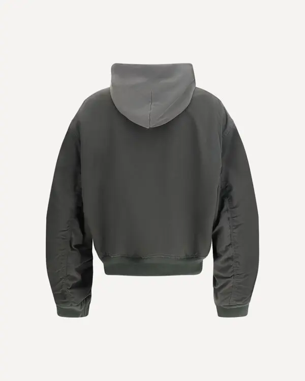 Balenciaga Standard Bomber Jacket With Hood