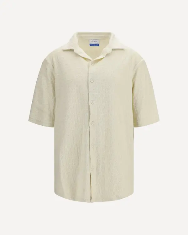 Off-White Off Terry Bowling Shirt - Yellow