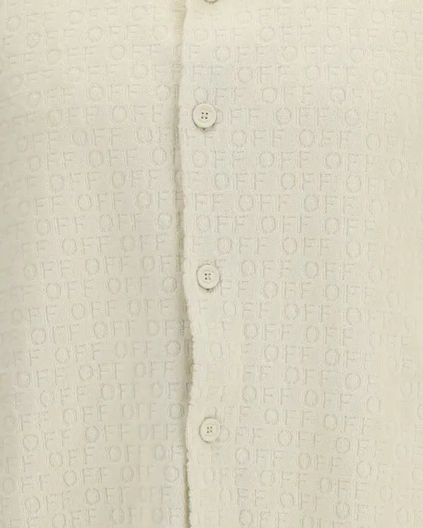 Off-White Off Terry Bowling Shirt - Yellow