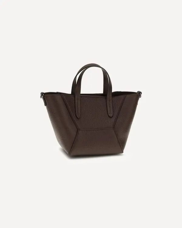 Brunello Cucinelli Leather Handbag - Bordeaux