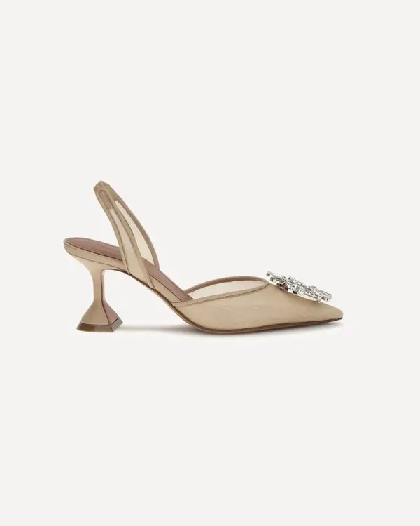Amina Muaddi Begum Pumps - Beige