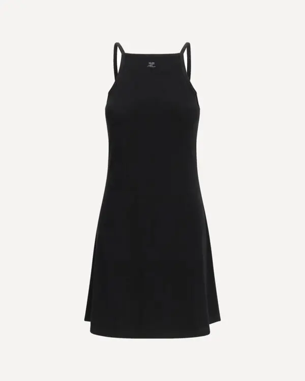 COURREGES Logo Mini Dress