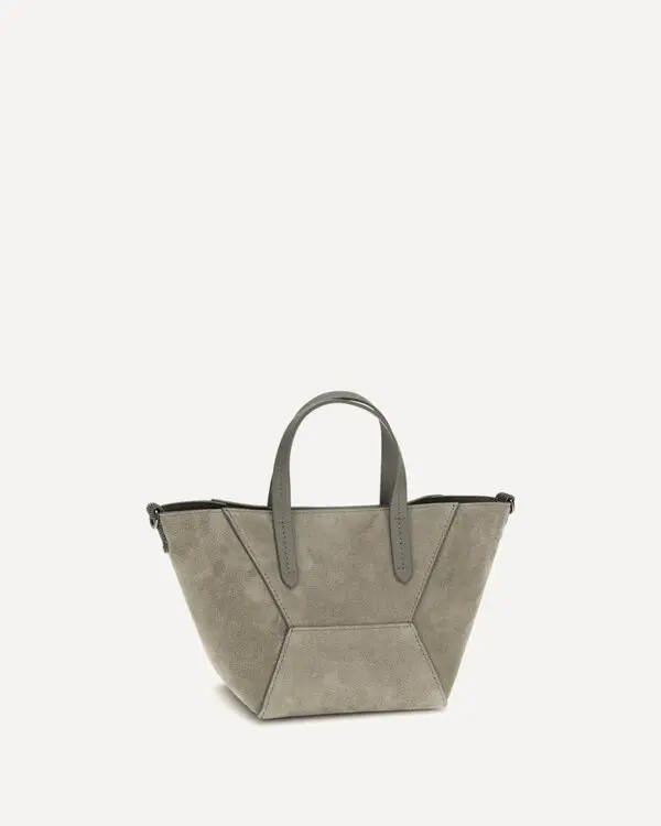 Brunello Cucinelli Suede Shoulder Bag