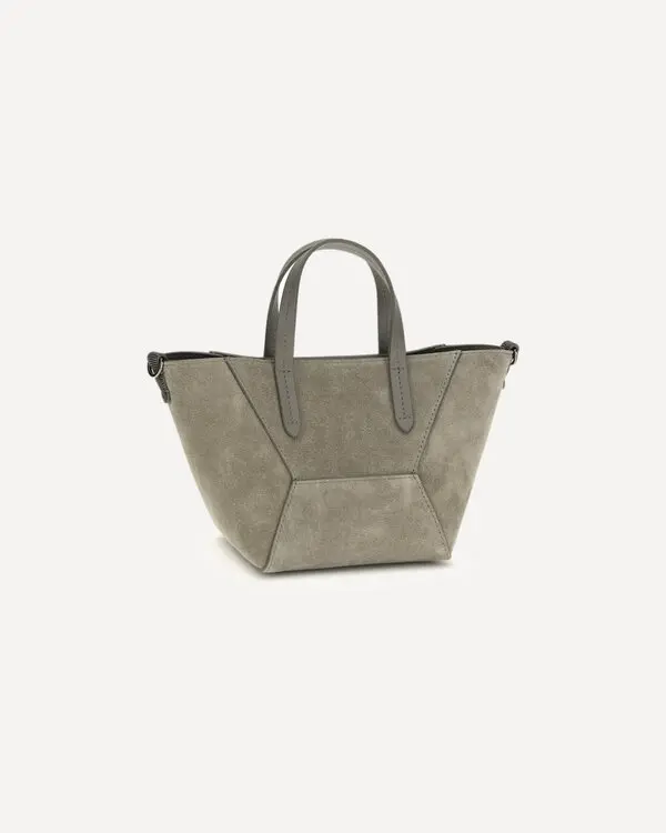 Brunello Cucinelli Suede Shoulder Bag