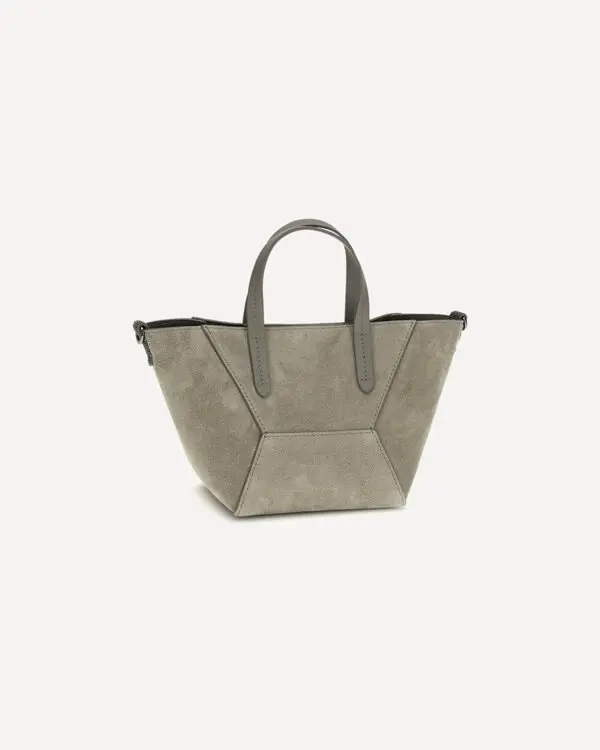 Brunello Cucinelli Suede Shoulder Bag