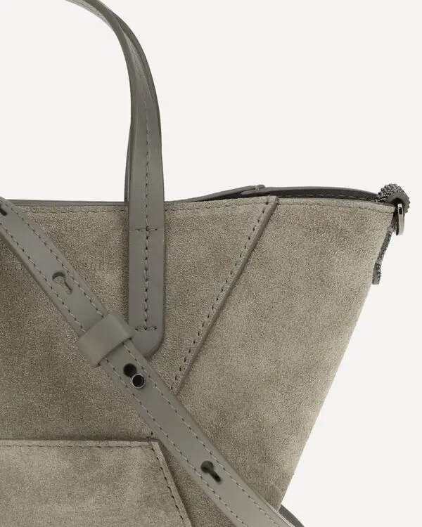 Brunello Cucinelli Suede Shoulder Bag