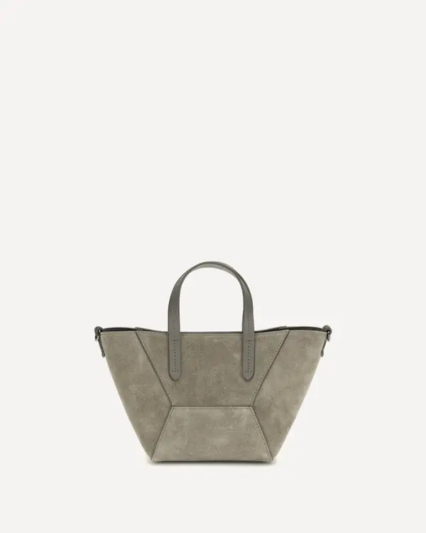 Brunello Cucinelli Suede Shoulder Bag