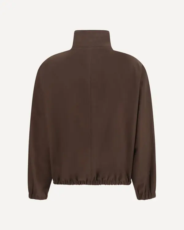COURREGES Zip-up Bomber Jacket With Embroidered Logo