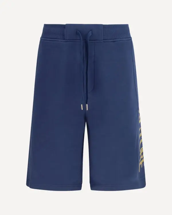 Versace Logo Detail Drawstring Shorts