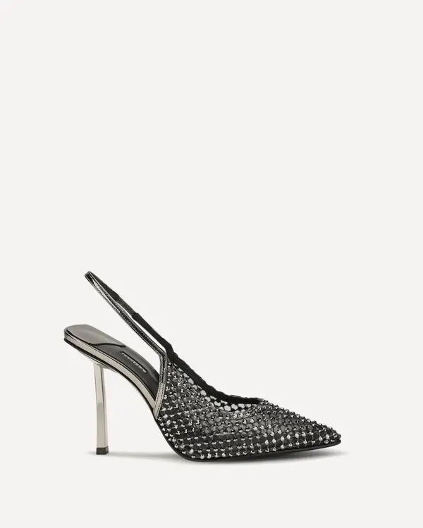 LE SILLA Gilda Embellished Stiletto Pumps - Black