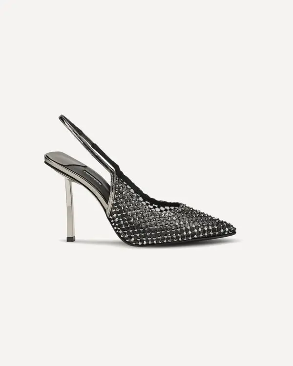 LE SILLA Gilda Embellished Stiletto Pumps - Black