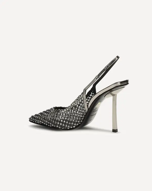 LE SILLA Gilda Embellished Stiletto Pumps - Black