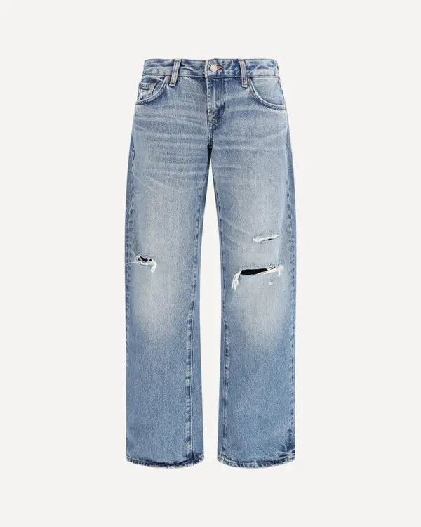 7FOR Low Straight Jeans