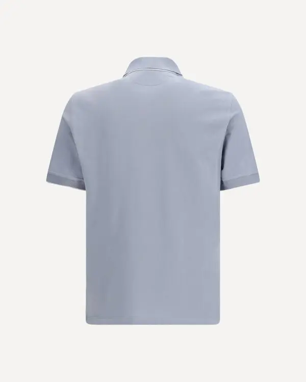 Brunello Cucinelli Cotton Polo - Light Blue