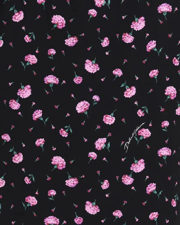 Dolce & Gabbana Sleeveless Floral Print Sheath Dress
