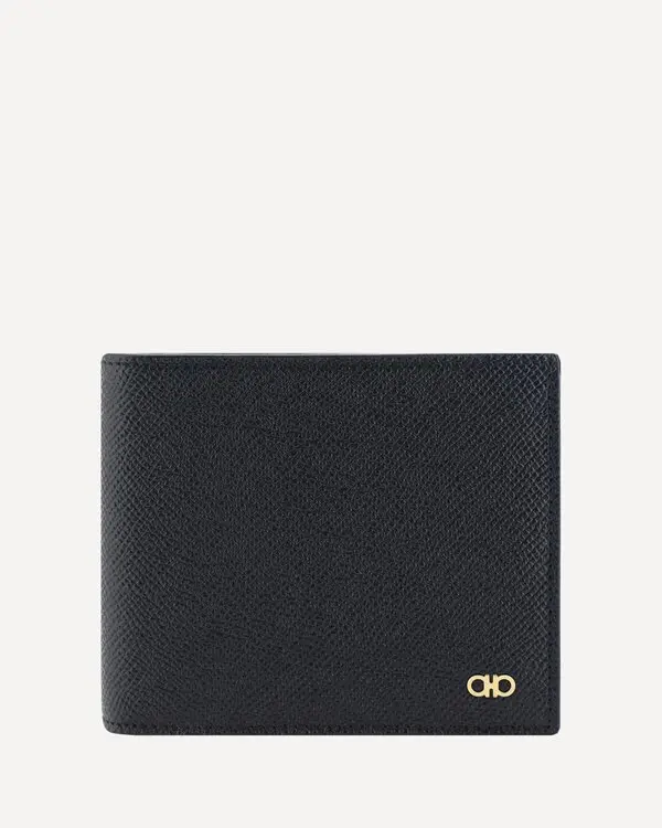 FERRAGAMO Leather Wallet - Black
