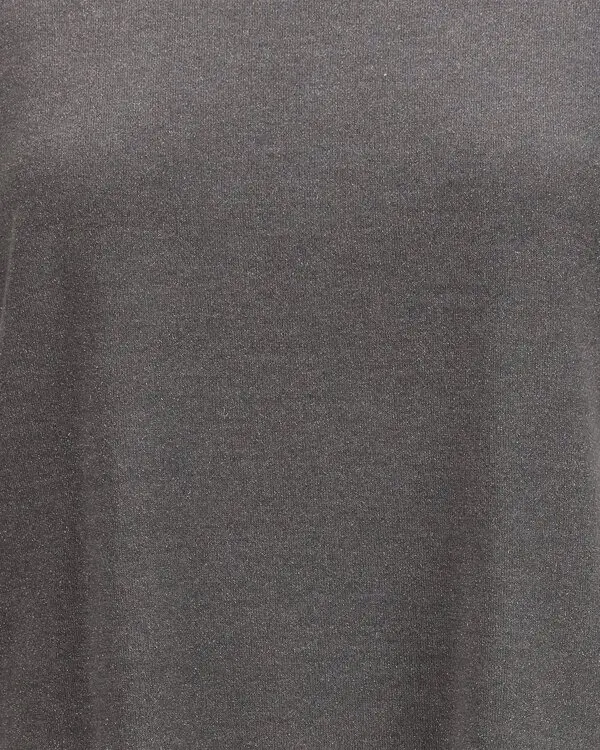 Brunello Cucinelli Cashmere Glitter T-shirt - Grey