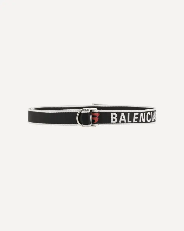 Balenciaga D-ring Logo Belt