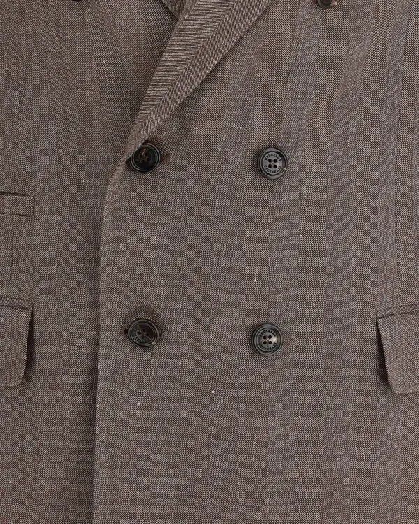 Brunello Cucinelli Double-breasted Tailored Jacket - Brown
